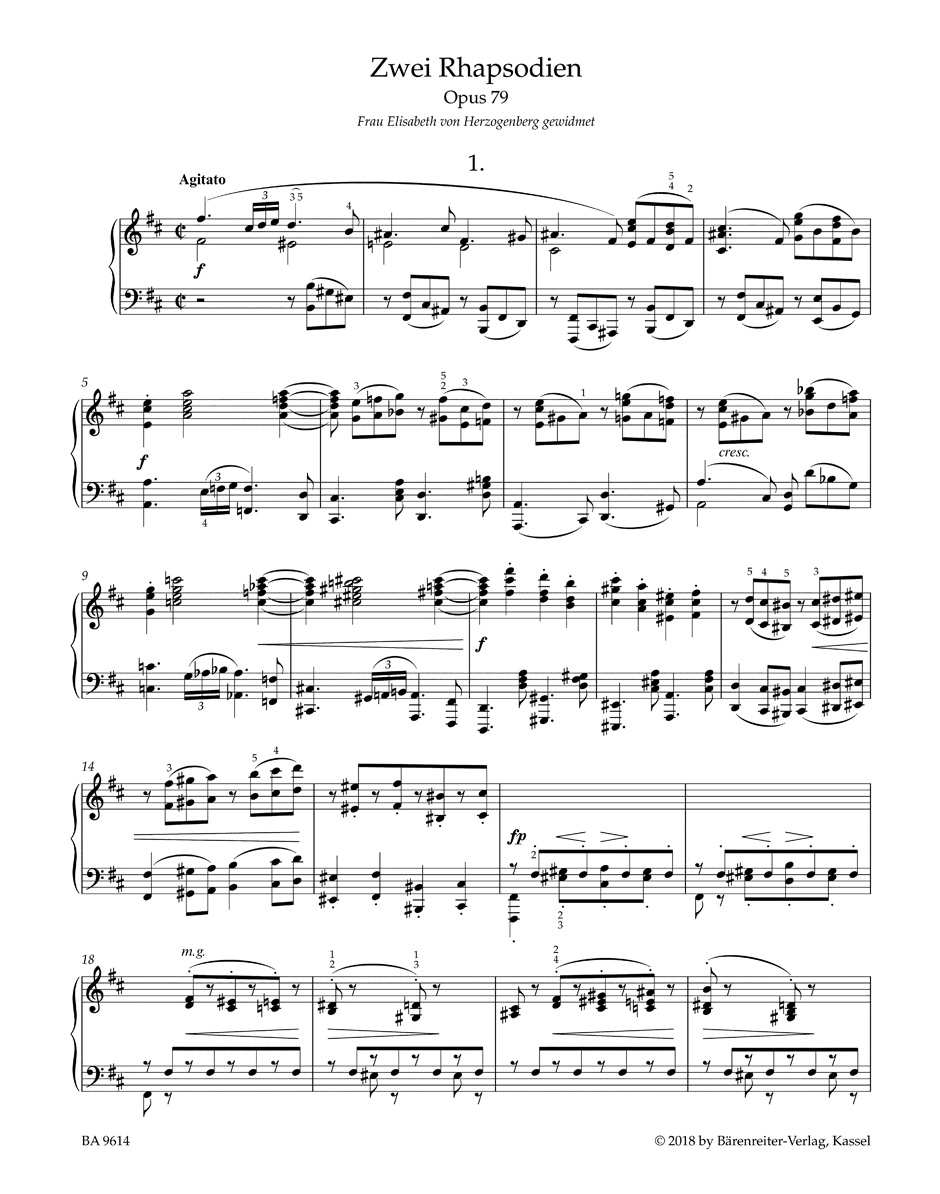 Brahms: Two Rhapsodies – Pianodao